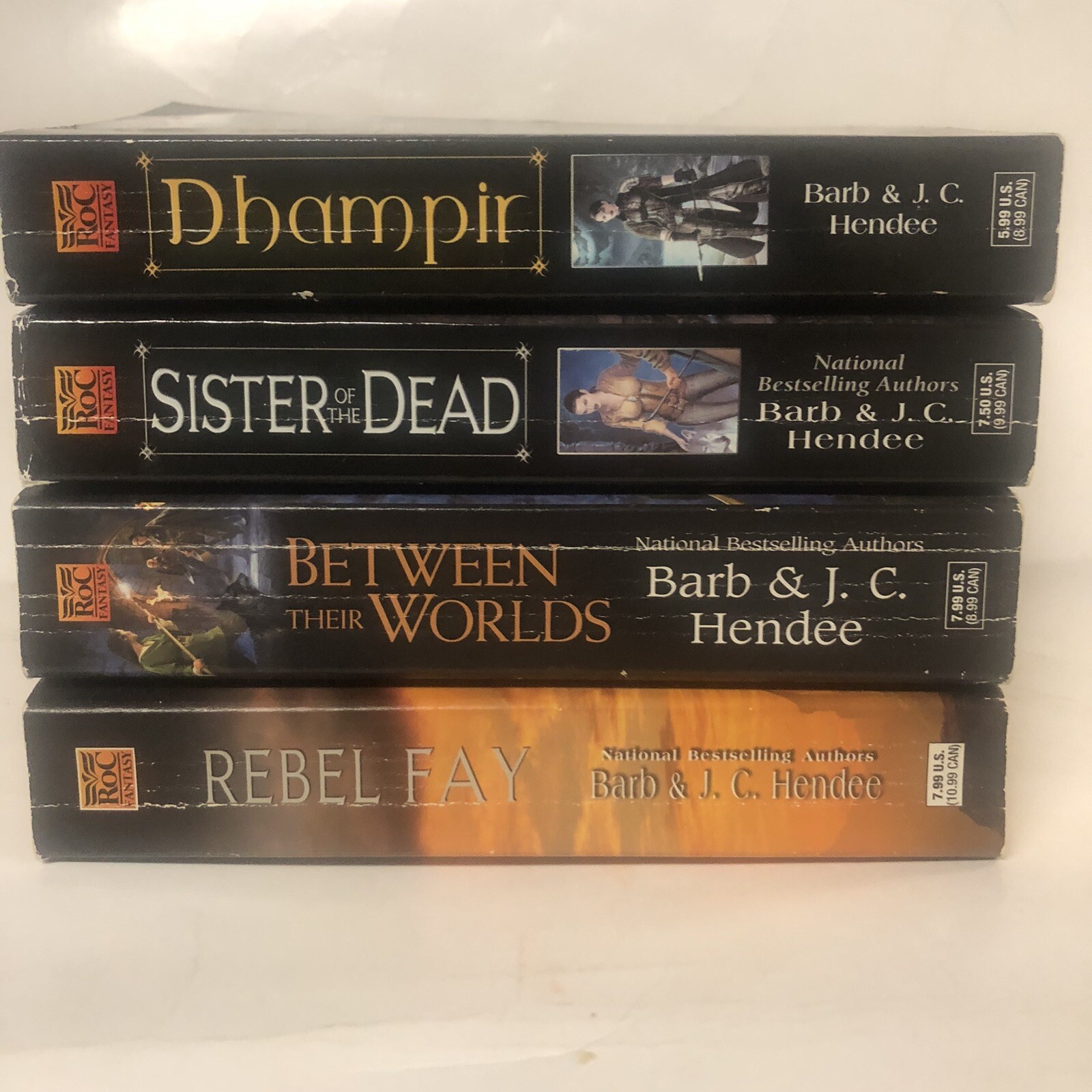 Lot Of 4 Barb And J. C. Hendee. Dhampir. Rebel Fay. Sister Of The Dead ...