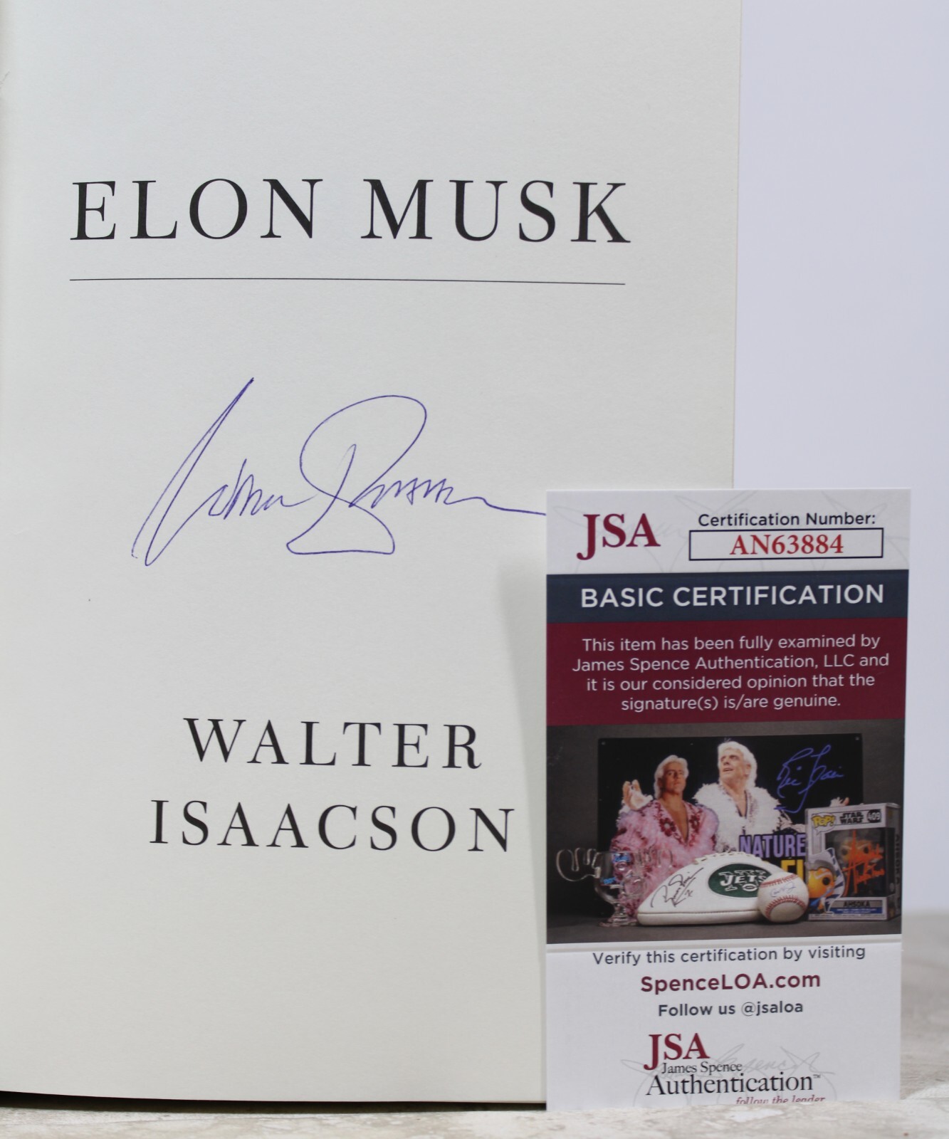 ELON MUSK SIGNED by Walter Isaacson 1st 1st- JSA COA AUTHENTICATED -NEW ...
