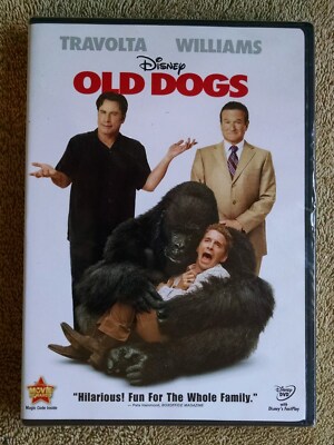 Walt Disney Old Dogs DVD Sealed/New Robin Williams – John Travolta ...