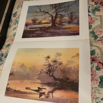 Robert Rucker "Blue Bayou & Still Bayou" Signed & Numbered prints | eBay
