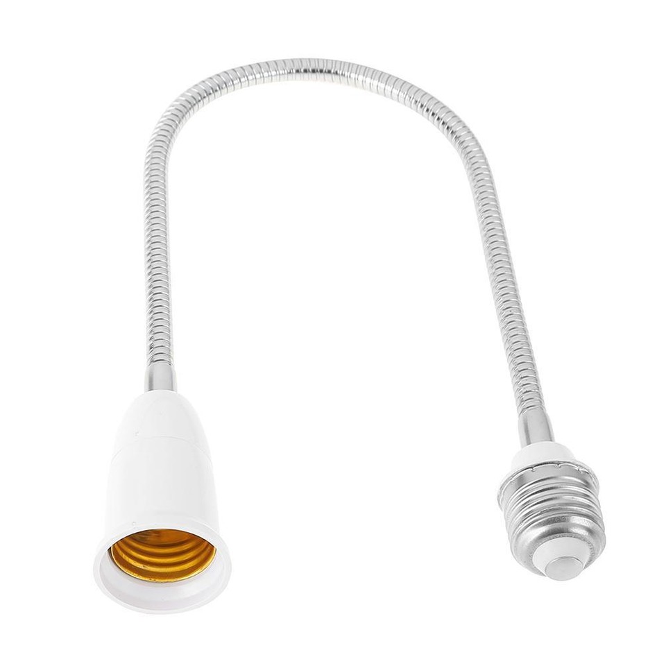 E27-E27 Lamp Flexible Extension Adapter Converter Elongation Base (49 ...