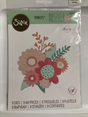 Universal Metal Die Cut Tool Sizzix Thinlits Bold Flowers 665473 | eBay