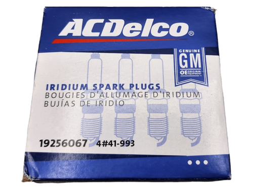 Lot of 4x Genuine GM ACDelco Iridium Spark Plug 41-993 19256067 ...