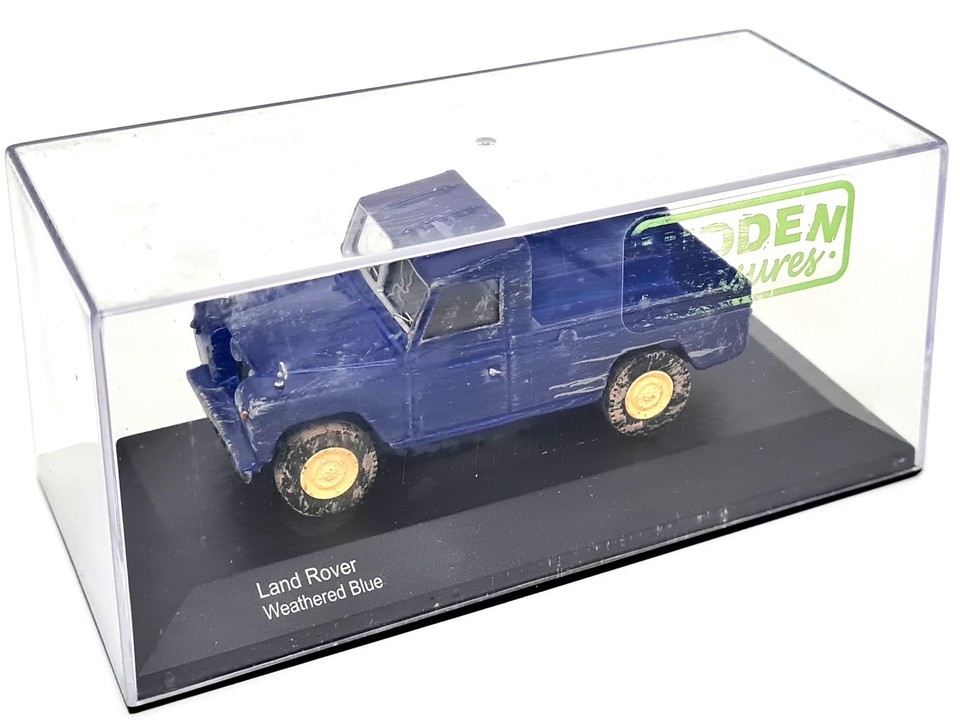 Vanguards 1/43 Land Rover Pick Up Weathered Blue 07606 Diecast Model ...