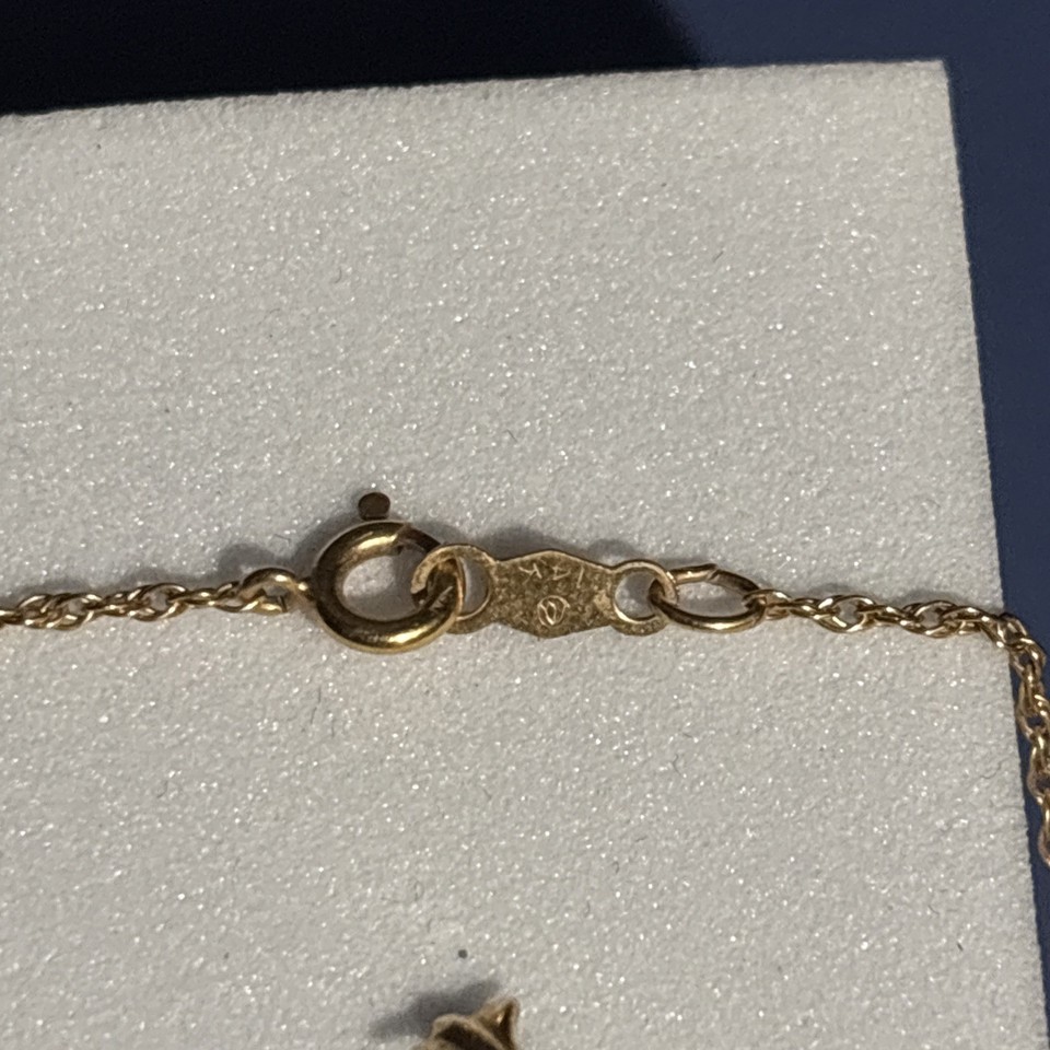 14kt Yellow Gold Stunning Jewish Star Necklace With Gorgeous Colored ...