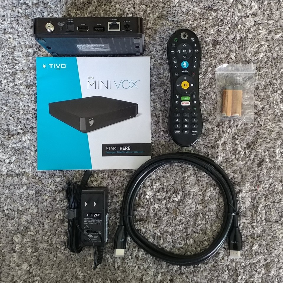 TiVo MINI VOX ~ Lifetime Service Included ~ TCDA95000 ~ Voice Remote ...
