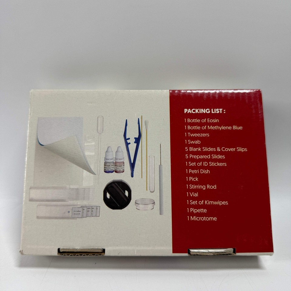 AmScope B120 Student & Professional Compound Microscope 40X–2500X ...