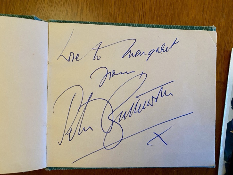 Autograph Book from 1950's - 1960s Stage & TV Stars | eBay UK