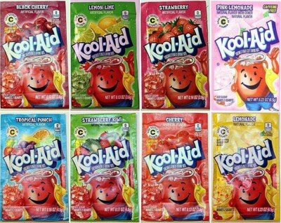 Kool-Aid Drink Mix, 8 Flavors Variety Pack, 48 Packets | eBay