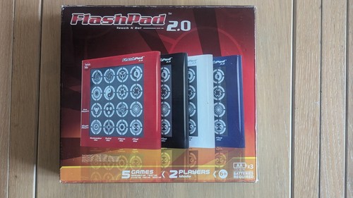 Flashpad 2.0 Touch N Go RED 5 Different Games On 1 Pad - Complete and ...