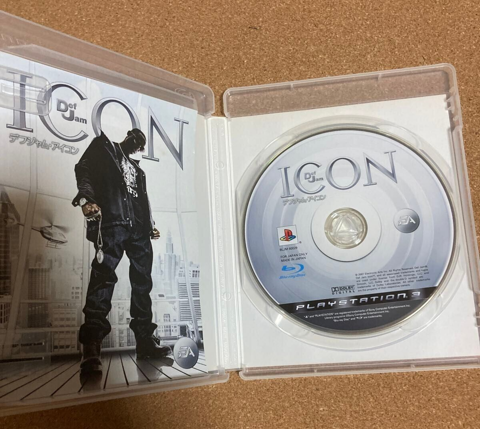 DefJam ICON Def Jam icon English version Sony PlayStation 3 PS3 | eBay