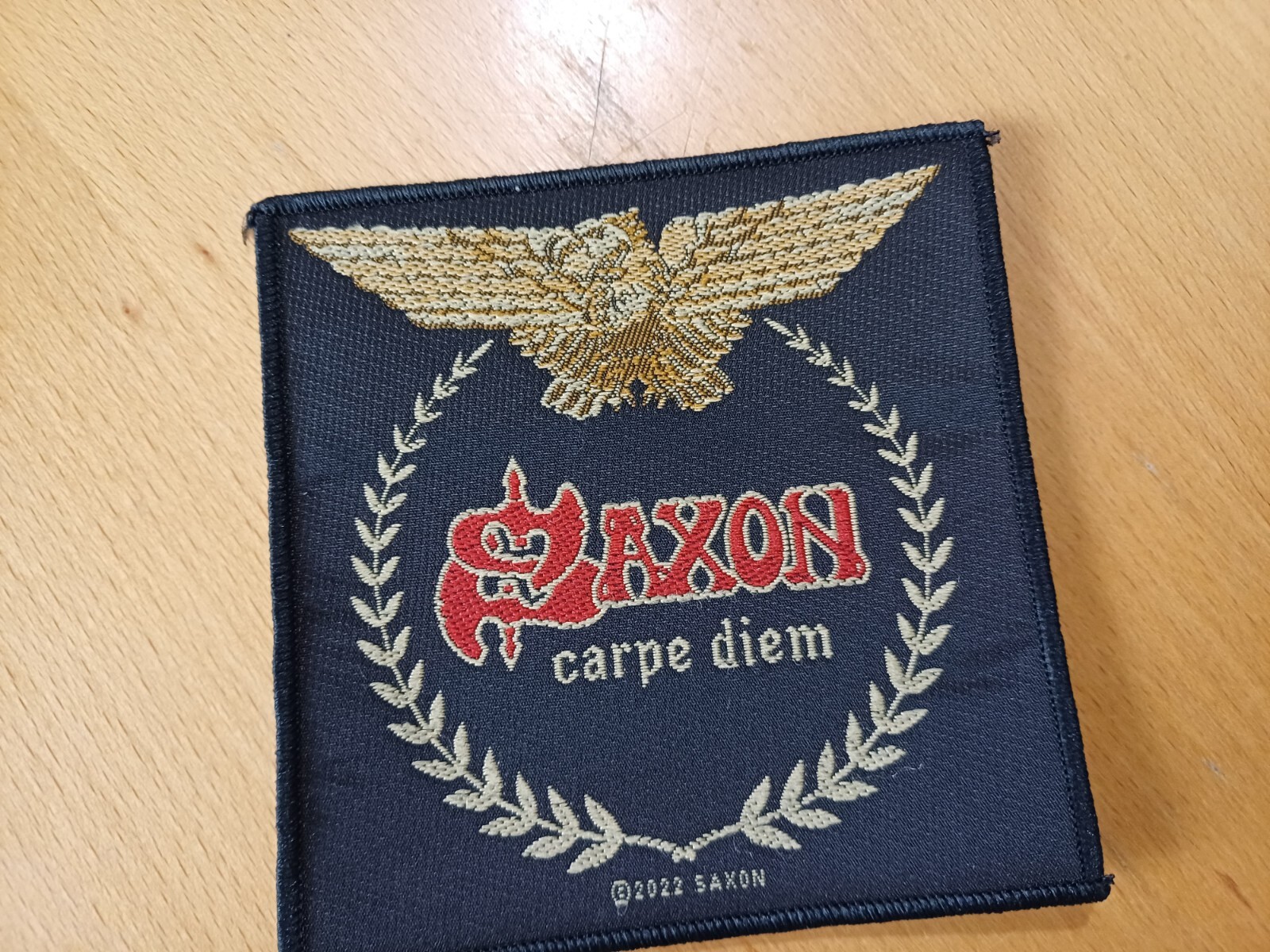 Saxon Patch Carpe Diem | eBay UK