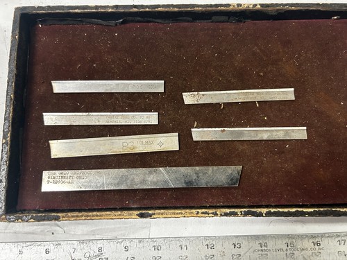 MACHINIST DrN1 TOOLS LATHE MILL Lot of Unused Unground Parting Cut Off ...