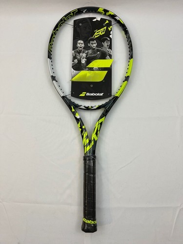Babolat Pure Aero 2023 Tennis Racquet - Grey/Yellow/White 3324922000908 ...