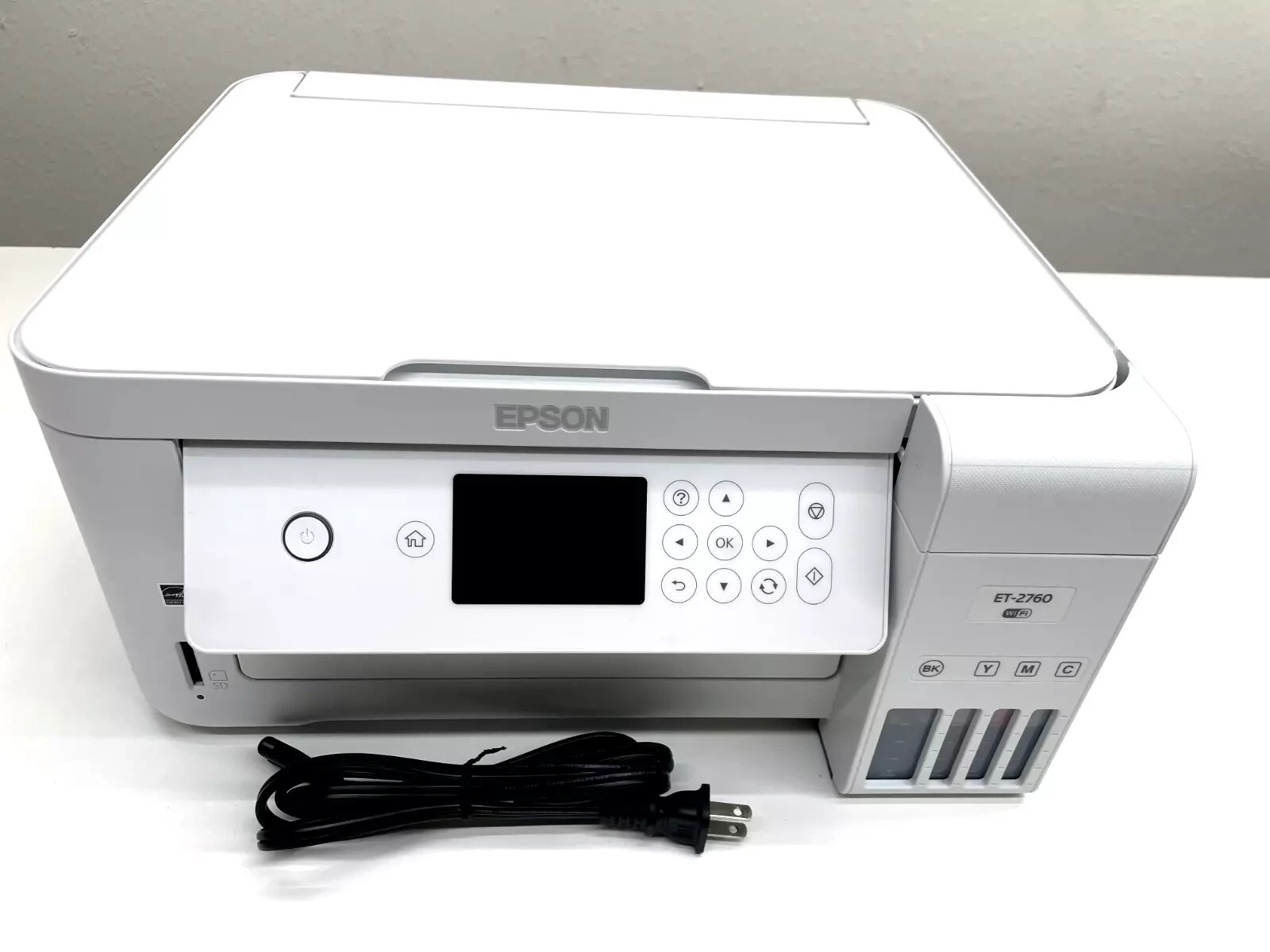 Epson EcoTank ET-2760 Supertank Color Inkjet All-in-One Printer - White ...
