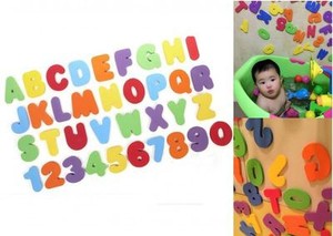 36x Children Baby Kids ABC 123 Foam Letters numbers Bath Tub Swimming ...