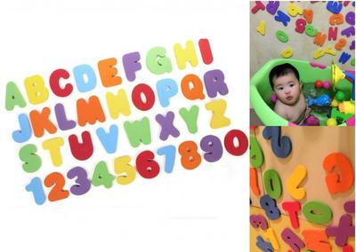 36x Children Baby Kids ABC 123 Foam Letters numbers Bath Tub Swimming ...