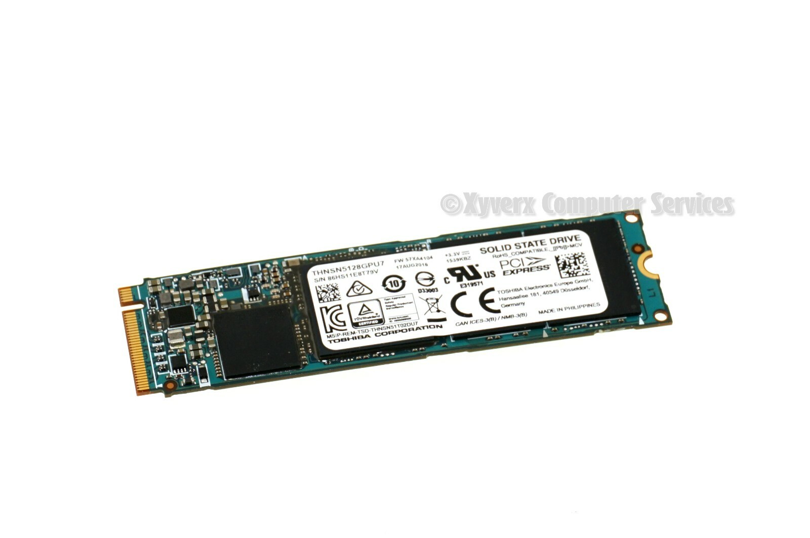 OEM MSI Gt72s Ms-1782 M.2 PCIe 128gb SSD Solid State Drive ...