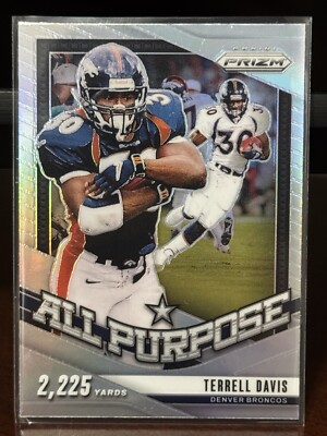 Terrell Davis 2024 Panini Prizm Silver All Purpose Prizm Broncos 2,225 ...