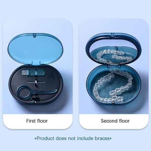 Dental Orthodontic Retainer Storage Cases Portable Tooth Braces Box ...