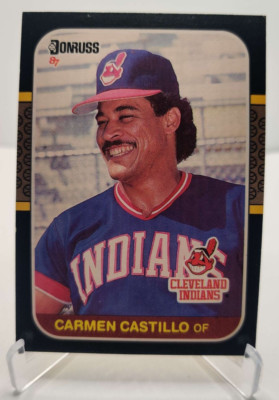 1987 Donruss #588 Carmen Castillo Cleveland Indians Baseball Card | eBay