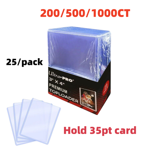Ultra Pro Premium 3 X 4 Top Loader 200/500/1000ct 35pt Card Holder ...