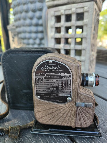 Univex Cine Camera Model A-8 with strap and case | eBay