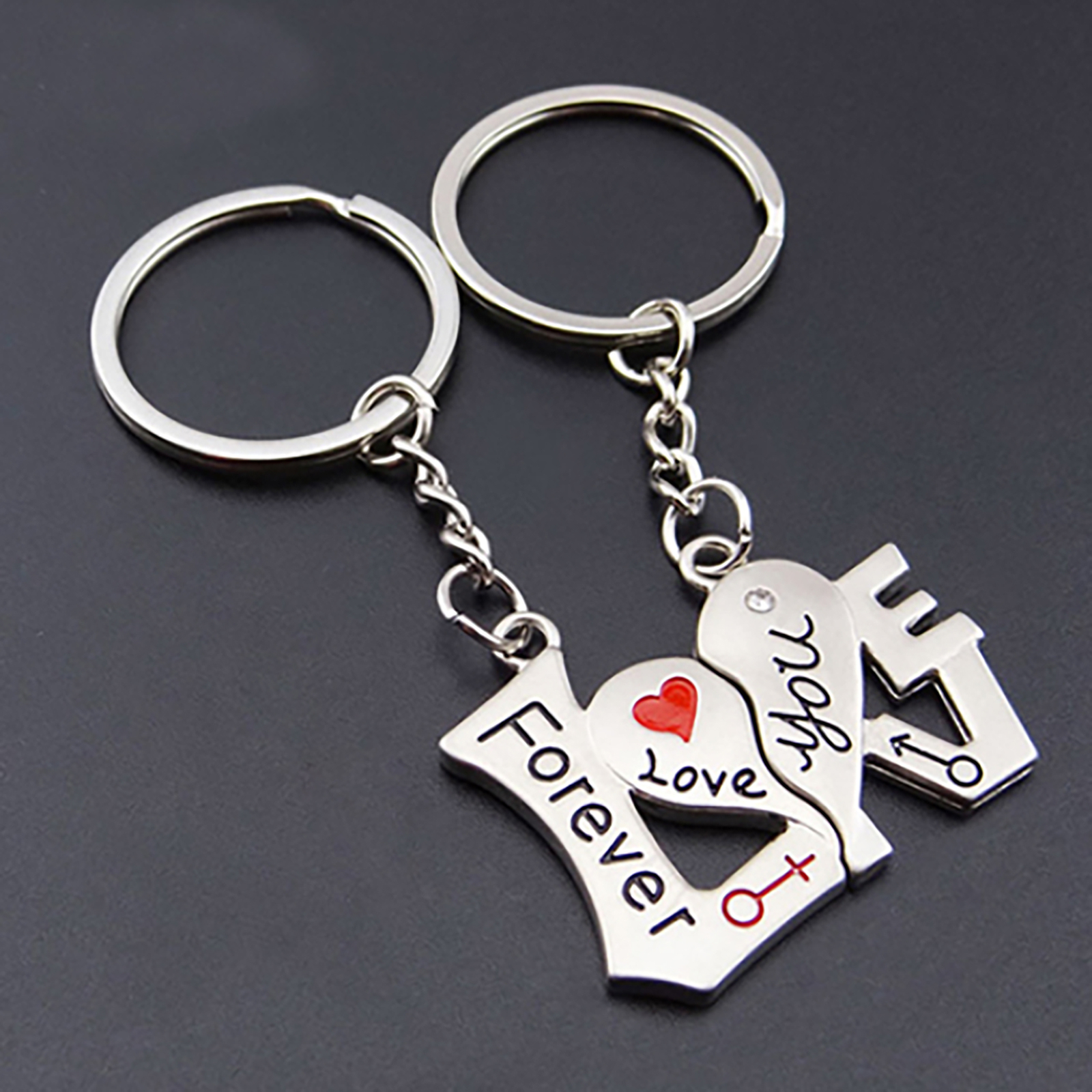 1 Pair Key Pendant Easy to Carry Wide Application Girls Key Chain ...