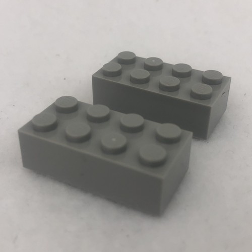 LEGO 3001 Light Bluish Gray Brick 2 x 4 (x2) | eBay