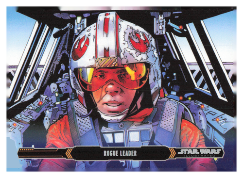 2015 Topps Star Wars Illustrated #36 Rogue Leader | eBay