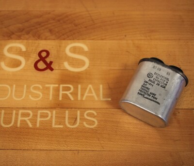 GE 28F1911, 2uf 600Vdc 330Vac Dielektrol Capacitor Protected P241 ...