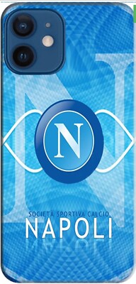 Cover Cellulare NAPOLI CALCIO Logo Lettera N Sfondo Azzurro serie A ...