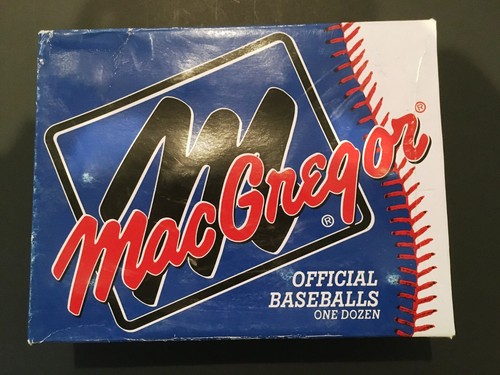 MacGregor Baseballs Case Of 12 Baseballs "One Dozen" Level 5 | eBay