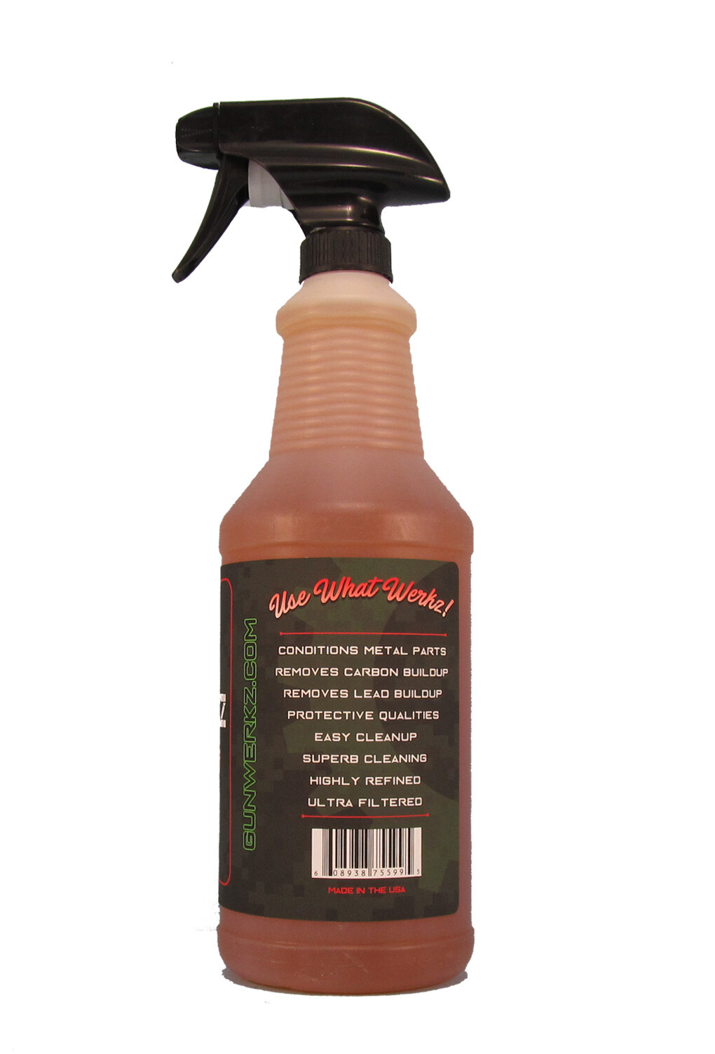 Gun Cleaner-16 oz. Gun-Werkz Non Toxic Gun Cleaning Solvent ...