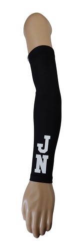 CUSTOM Number Letters Black Sports Arm Sleeve Basketball Football ...