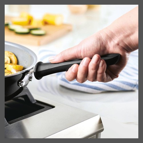 Farberware Ceramic Skillet Cookware Set Black Gray 9" 11" Reliance Pro ...