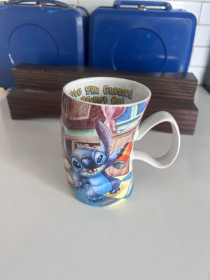 Disney Store Stitch "Can You Guess I Haven't Had My Coffee Yet" Crooked ...