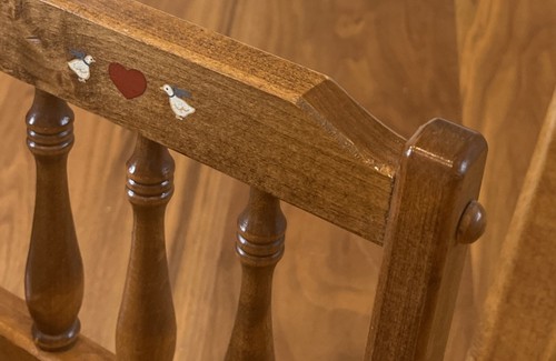 AMISH WOOD BABY DOLL STROLLER Handmade Heirloom Furniture Quality Solid ...