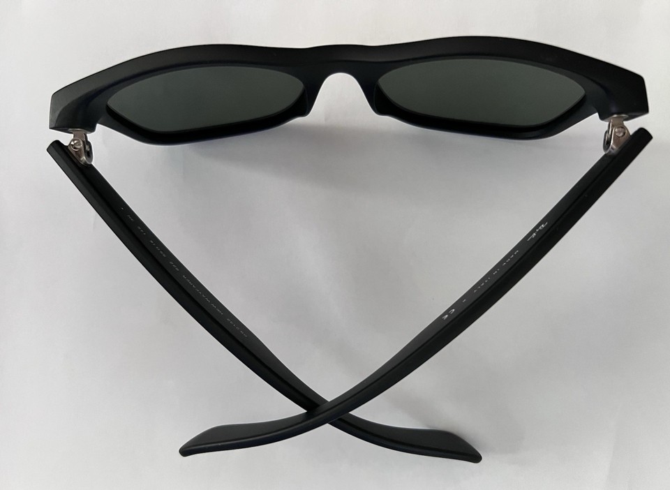 RAYBAN RB 2132 NEW WAYFARER COLOR 622 BLACK SUNGLASSES size 58-18/145 ...