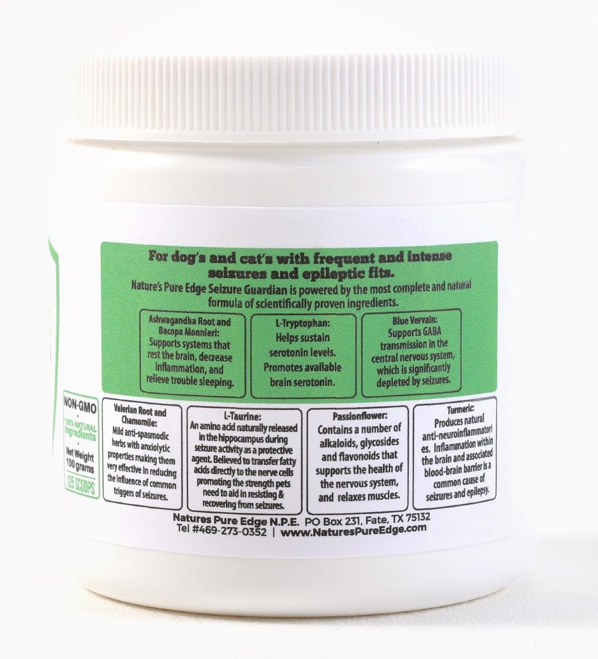 Natural Seizure Support for Dogs and Cats with Ashwagandha and Herbs | eBay