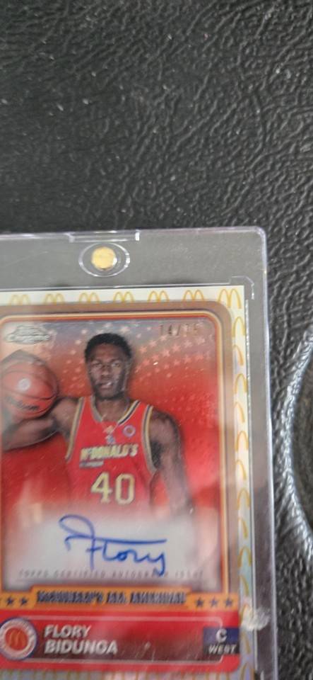 2 Card Flory Bidunga Serial Numbered Auto. Featuring LogoFractor & Red ...