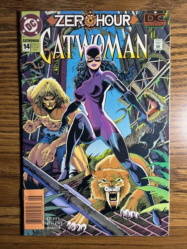 CATWOMAN 14 RARE JIM BALENT NEWSSTAND VARIANT COVER DC COMICS 1994 | eBay