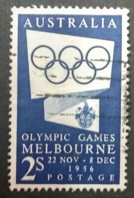 Australia 1956 Olympic Theme 2 S Used Stamp | eBay