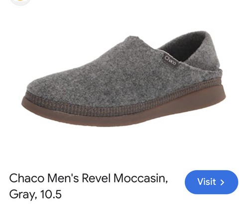 Chaco Shoes Womens 12 Slippers Wool Mule Clog Slip-on Fold Down Heel ...