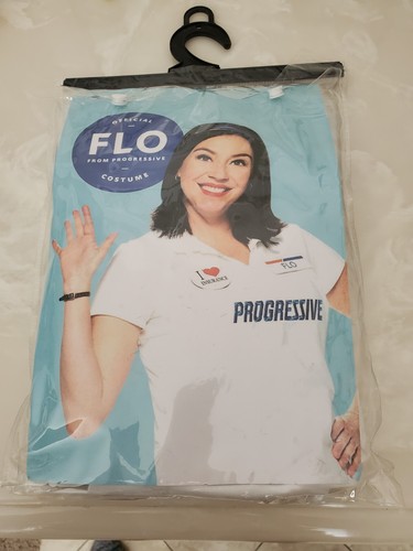 OFFICIAL Progressive Auto Insurance Company Girl Flo Costume Adult TV ...
