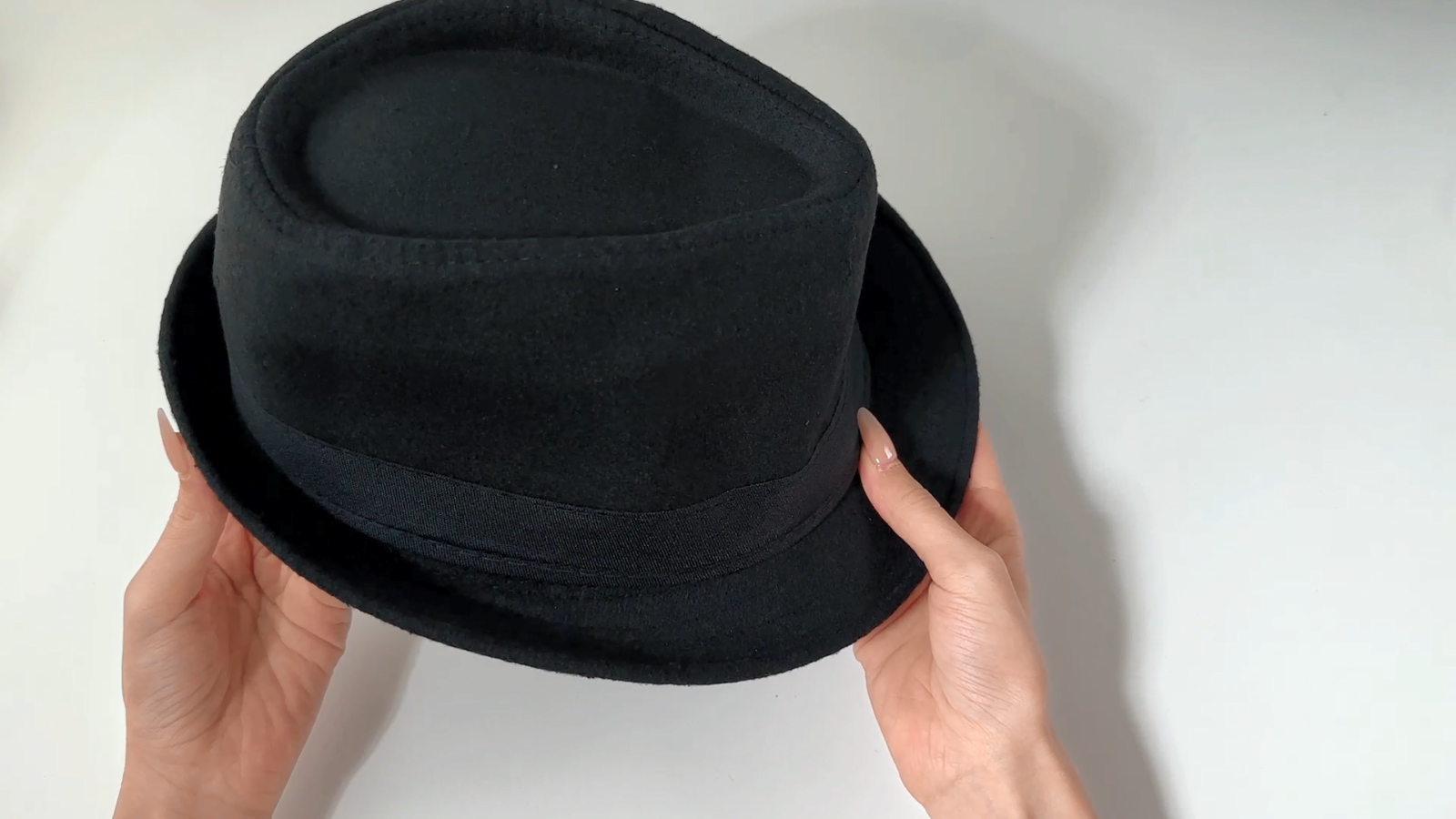 Men's Women's Classic Thick Short Brim Manhattan Gangster Trilby Cap ...