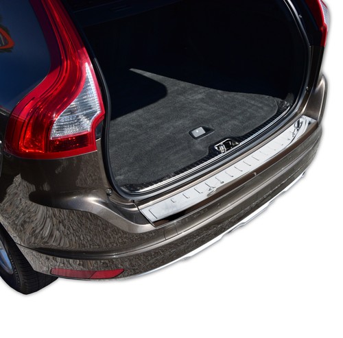 Rear Bumper Sill Protector Fits Volvo XC60 2014-2017 Facelift Stainless ...