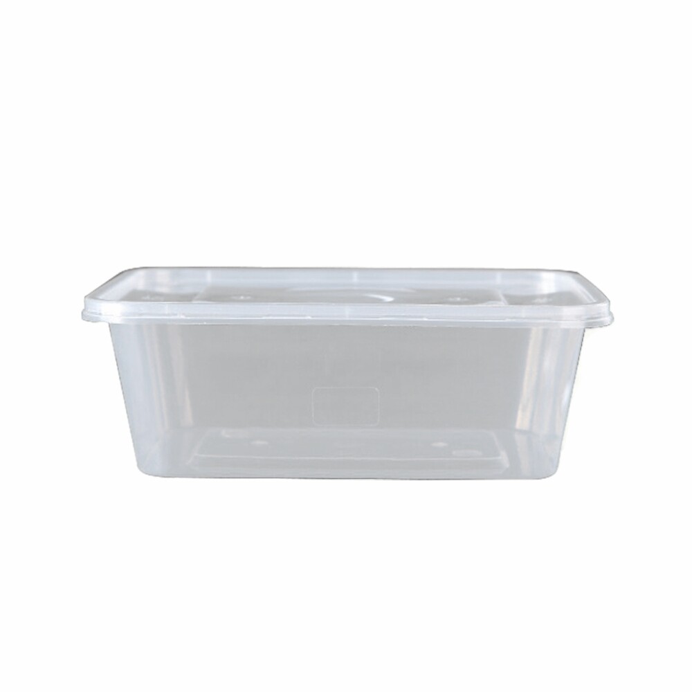 750ml Plastic Food Containers Microwave Freezer Safe Takeaway Storage ...