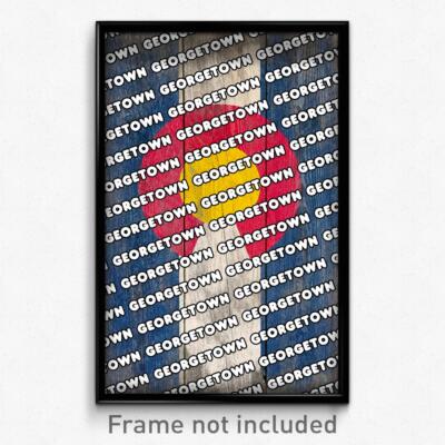 Georgetown Colorado Poster (CO City Souvenir 11x17 Town Print) | eBay