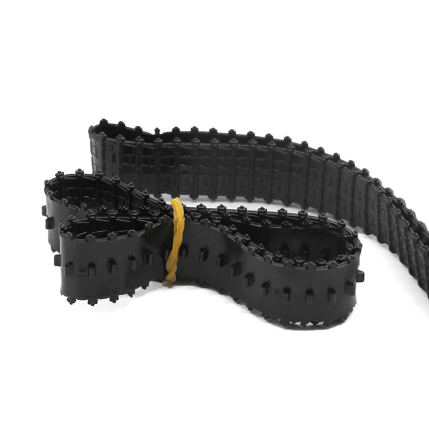 38.5x2cm Closed Circular Black Rubber Track DIY RC Model Tank Robot ...
